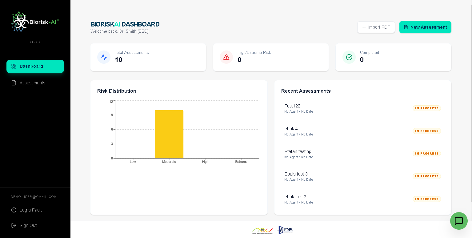 BioSafe AI - Lab Risk Assessment